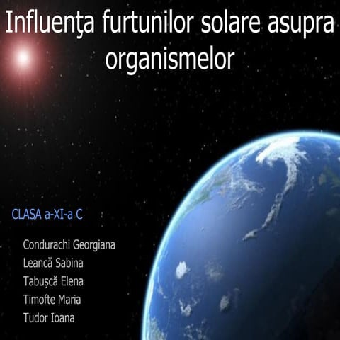 [Echipa3] furtunile solare | PPT