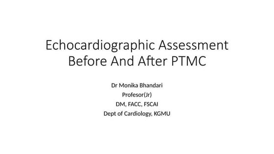 PTMC/PBMC | PPTX