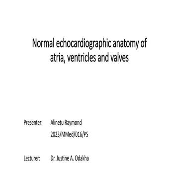 2d Transthoracic Echocardiographic views | PPT