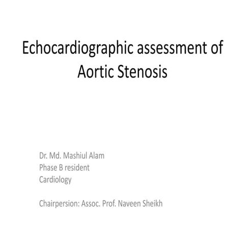 Asd echo assessment | PPTX