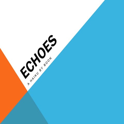 Echoes | PPTX