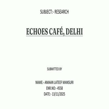 Cafe design - Case study - Architecture. | PDF