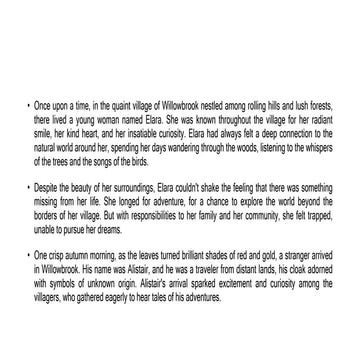 Echoes of Destiny: The Journey Beyond Willowbrook | PPT