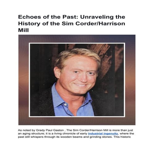 Echoes of the Past_ Unraveling the History of the Sim Corder_Harrison ...