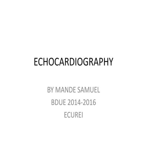 Echo indications | PPTX