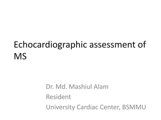 MVP Mitral Valve Prolapse - Echocardiographic Evaluation | PPT