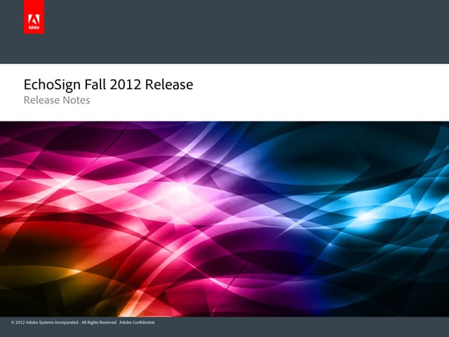 Echo Sign E-Signature User Guide - Sign in Seconds | PDF