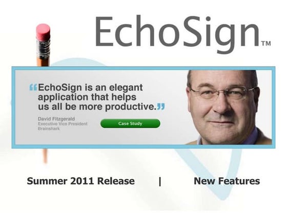 Echo Sign E-Signature User Guide - Sign in Seconds | PDF