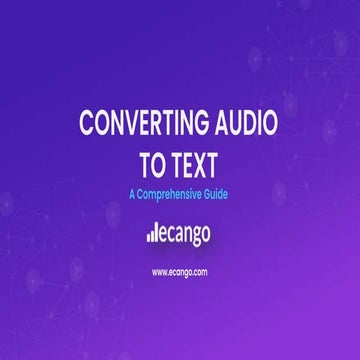 The Power of AI Transcription in Audio to Text Conversion | PPTX