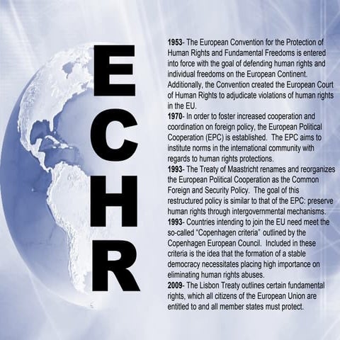 Echr timeline | PPT