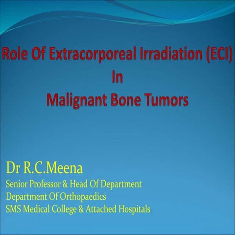 ECI.ppt | Bone and Joint Conditions | Diseases and Conditions