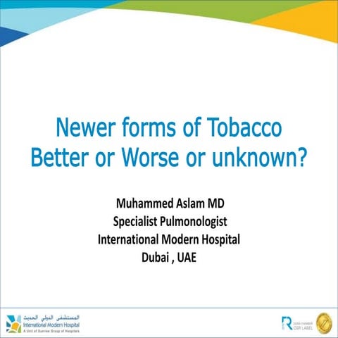 E cigarettes vaping and vaping induced lung injury EVALI | PPTX