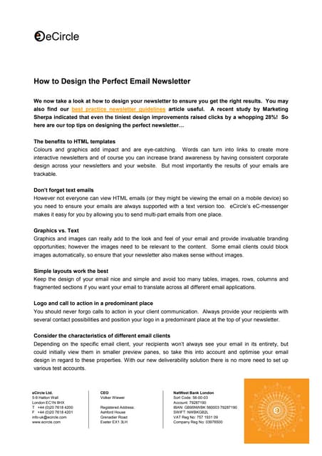 5 Ways to Craft an Effective Email Newsletter | PPT