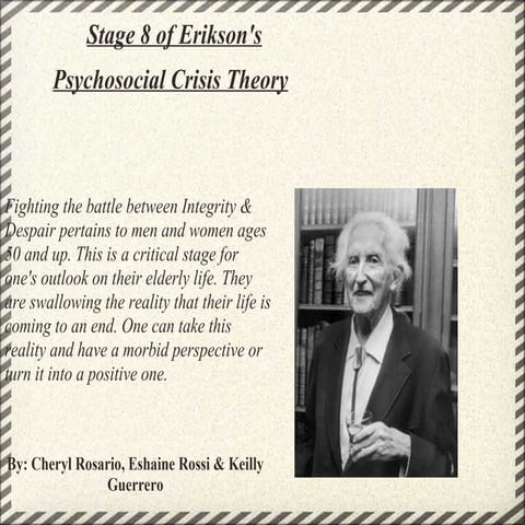 Ego Integrity Vs Despair | PPT