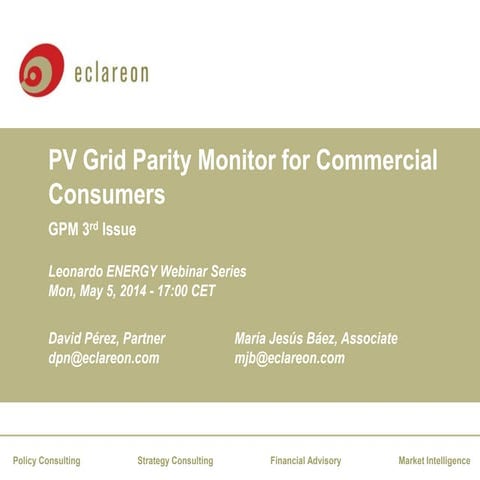 Photovoltaic Grid Parity Monitor | PPT