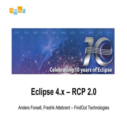Eclipse Rcp 4 Ppt