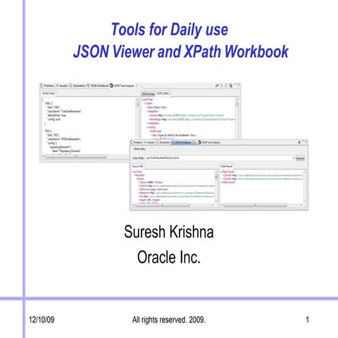 Json Viewer Xpath Workbook Ppt 1383