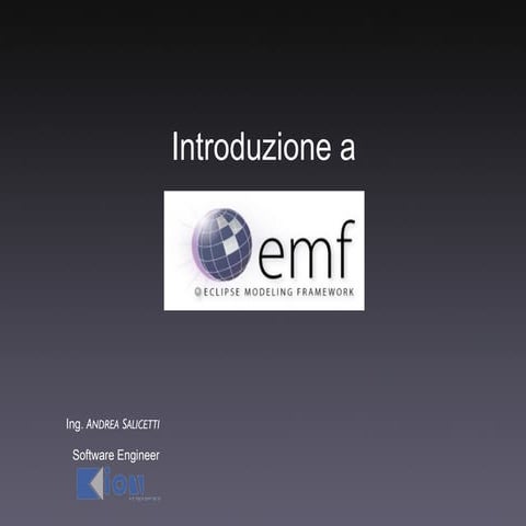 Eclipse emf | PPT