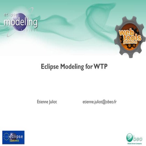 Eclipse Modeling For Wtp Ppt