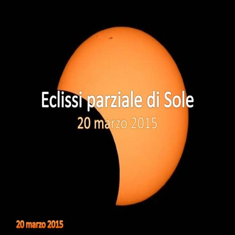 Eclissi 20 marzo 2015 | PDF