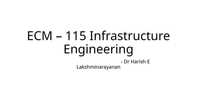 Infrastructure vs. Construction: Understanding the Key Differences | PDF