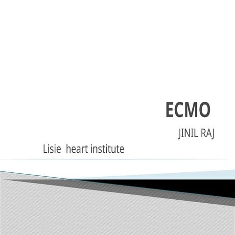 Ecmo Introduction To Va Vv Ecmo Ecpr Ppt