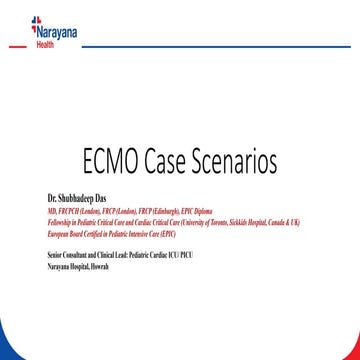 ECMO case scenarios (Venovenous and Venoarterial).pptx