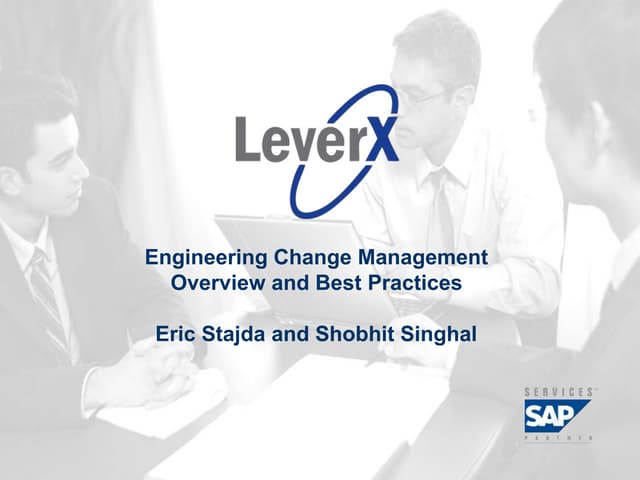 SAP Engineering Change Management(ECM) | PDF
