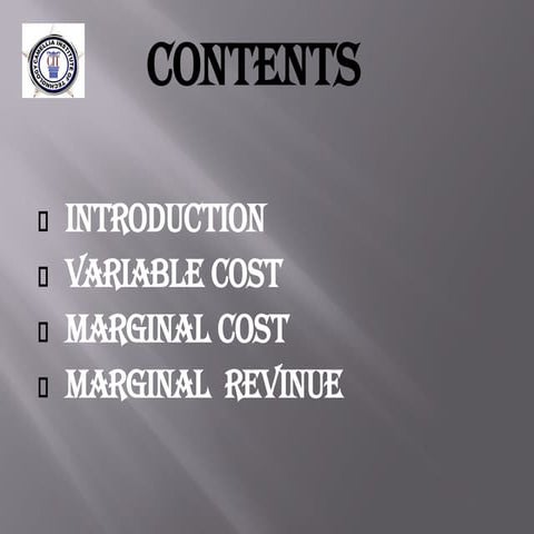 Marginal analysis | PPT