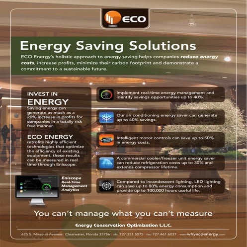 Eco Energy Saving Solutions | PDF