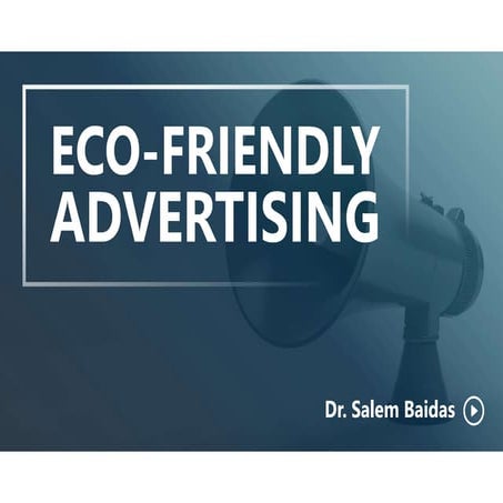 Eco-Friendly Advertising Strategies and Challenges | PDF