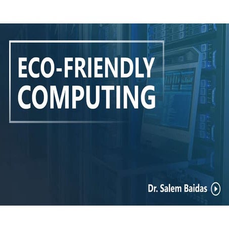 Eco-Friendly Computing | PDF