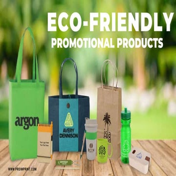Eco friendly promotional-products | PPTX
