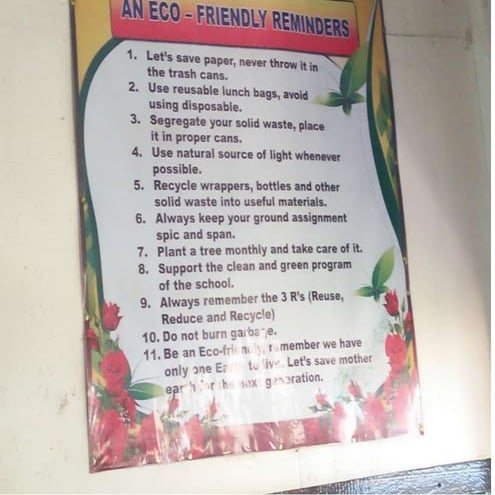 Eco friendly reminders | DOCX | Environmental Services Industry ...