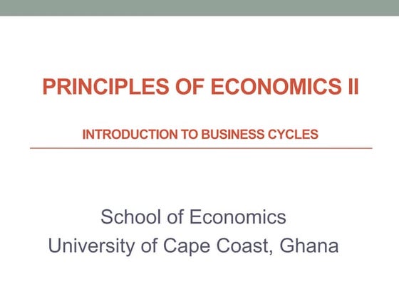 Phases of business cycle | PPTX