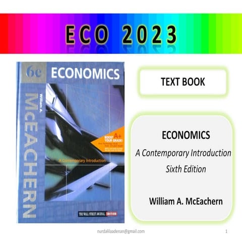 ECO 2023 CHAPTER 1 | PPT
