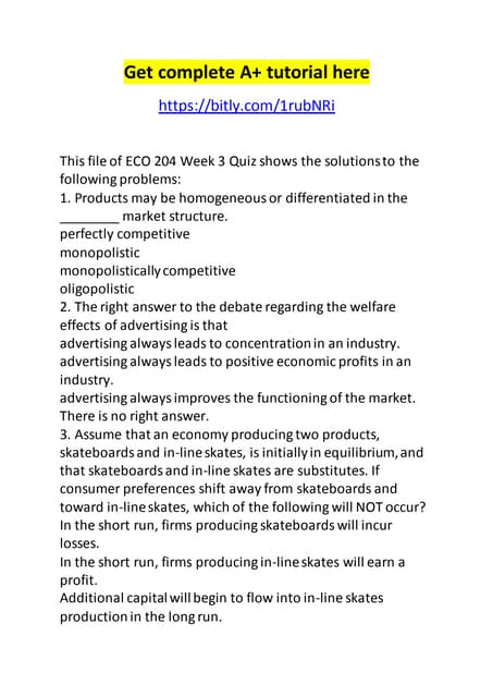 Economics Chapter 1 Assignments | PPT