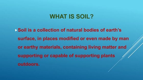Edaphic factors- soil profile, structure, porosity, soil moisture, soil ...