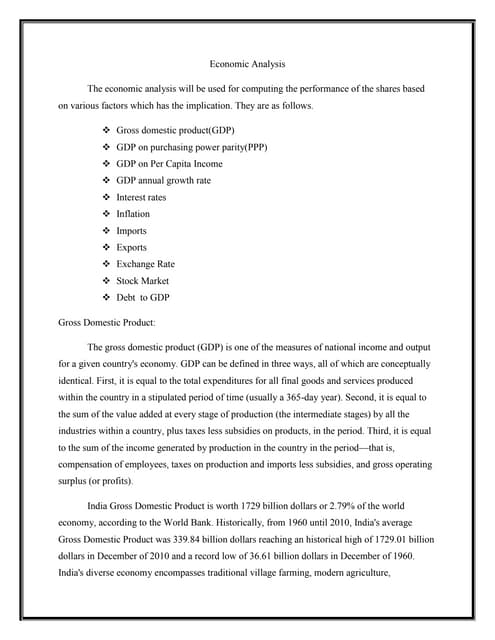 Economic Indicators | PPT