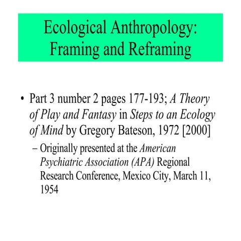 Framing and Reframing | PPT