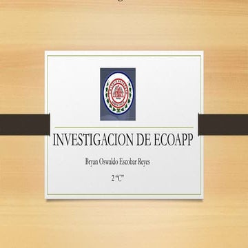 Bryan Escobar presentations