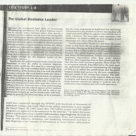 Eco case study 1 | PDF