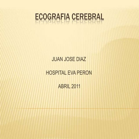 Eco cerebral 1 | PPTX