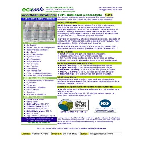 Eco Clean Brochure 2 | PDF