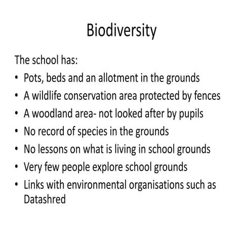 Eco club biodiversity | PPT