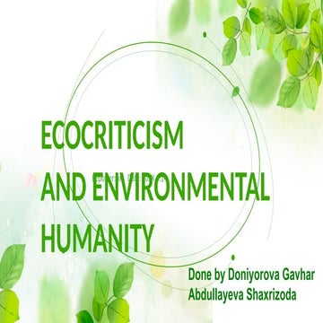 Ecocriticism and environmental humanity,pptx.pptx