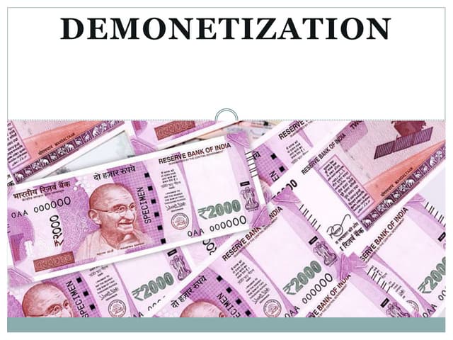 Powerpoint Presentation on Demonetisation (1) | PPTX