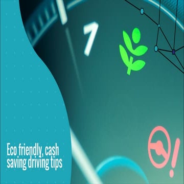 9 Simple Eco Driving Tips (Save Money and Help the Environment) | PDF