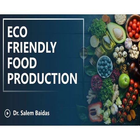Eco Friendly Food Production | PDF