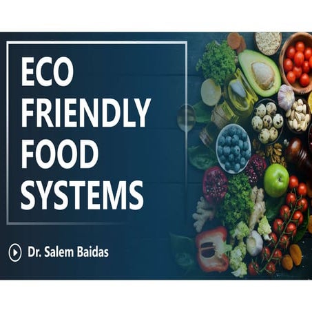 Eco Friendly Food Systems | PDF
